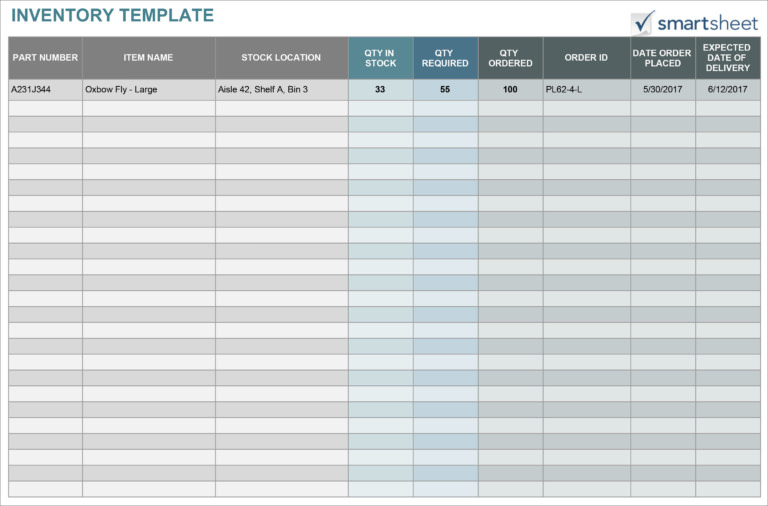 13 Free Stock Inventory And Checklist Templates For SME Businesses