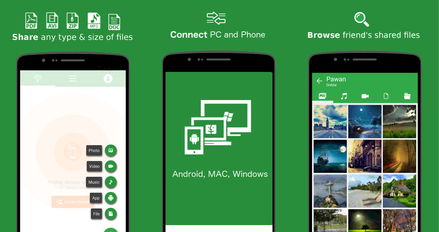 4 Free WiFi Wireless Files And Photos Transfer Between iOS, Android And PC