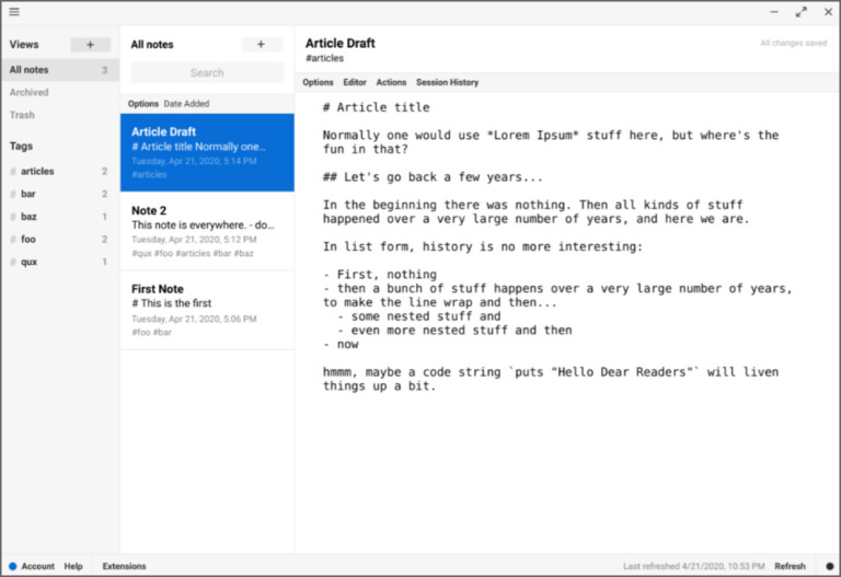 18 Free Note Taking Software For Windows - Evernote Alternatives
