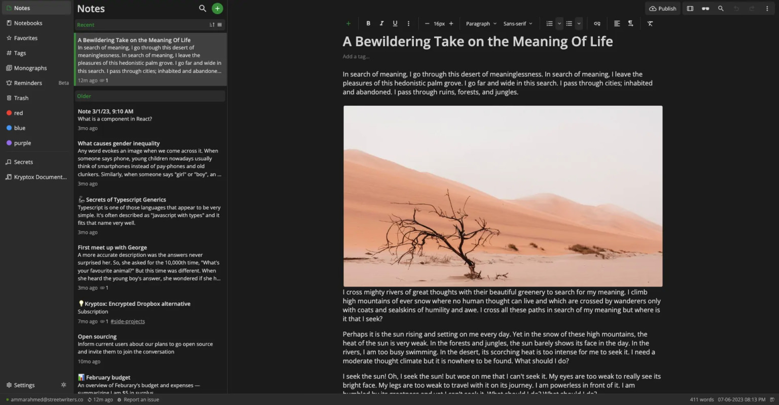 18 Free Note Taking Software For Windows - Evernote Alternatives
