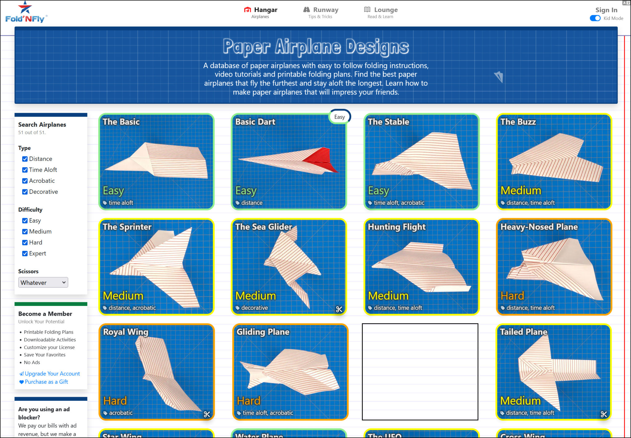 7 Sites With 100+ Paper Plane Instructions - Make The Best Paper Airplanes